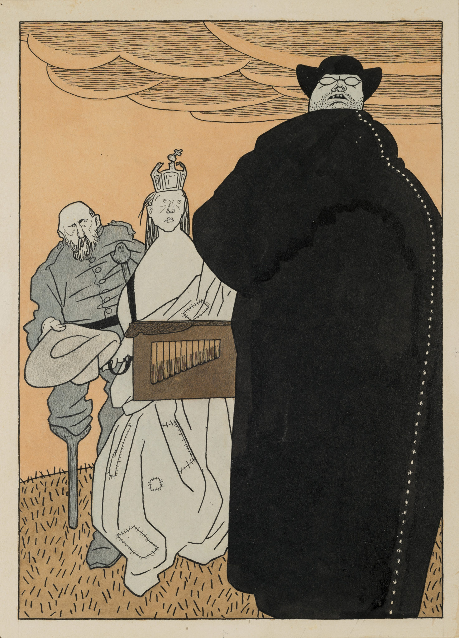 Deutsche Karikaturen um 1900 - Kunkel Fine Art