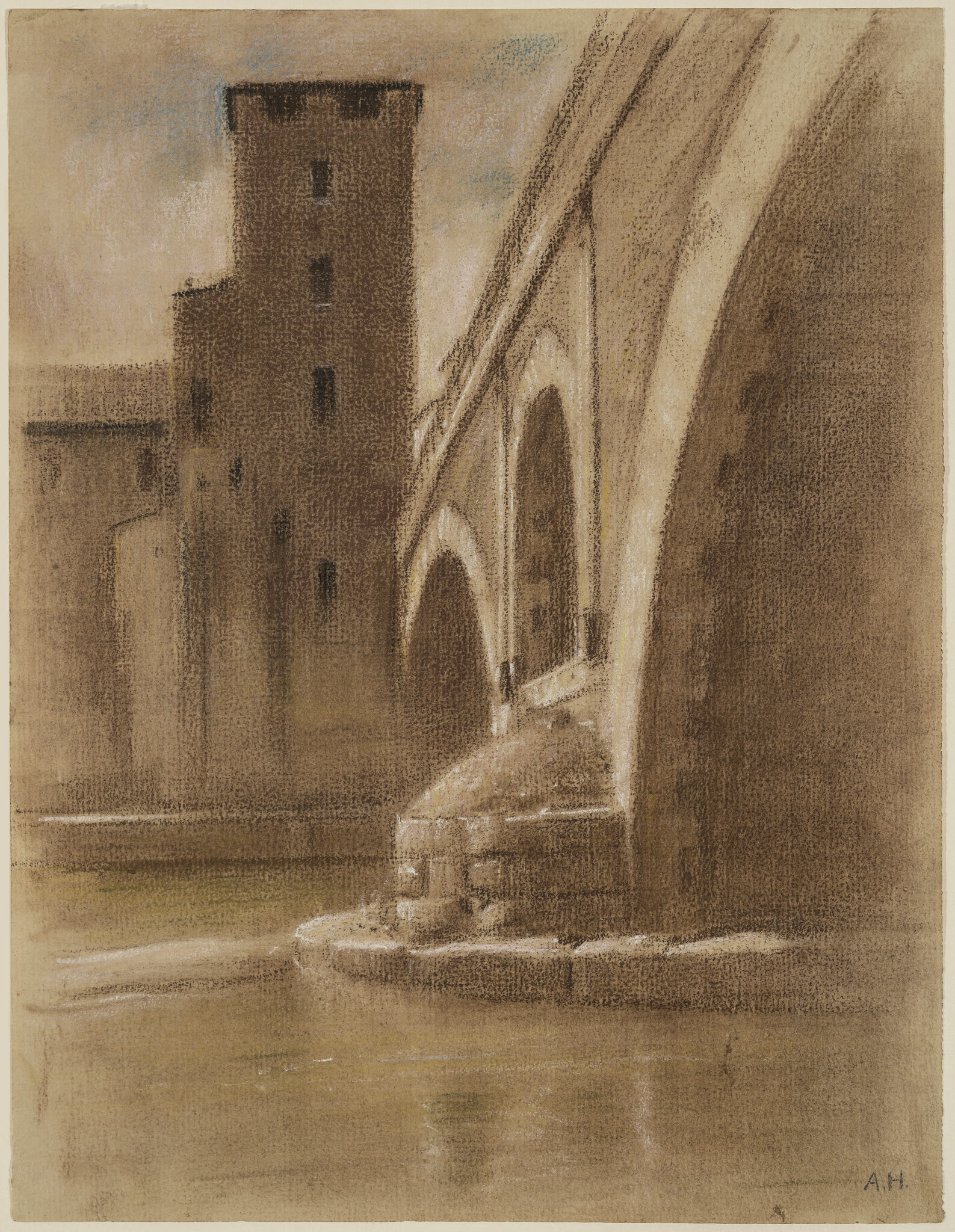 Die Ponte dei Quattro Capi in Rom - Kunkel Fine Art